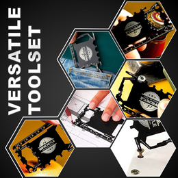 Safecastle Tool kit - 46 in 1 Multipurpose Credit Card Size Pocket Sur