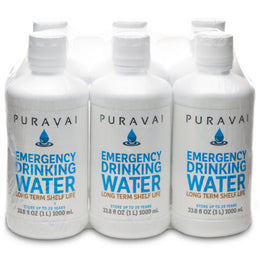 20 Year Shelf Life! Puravai Emergency Drinking Water (Pack of 6 ...
