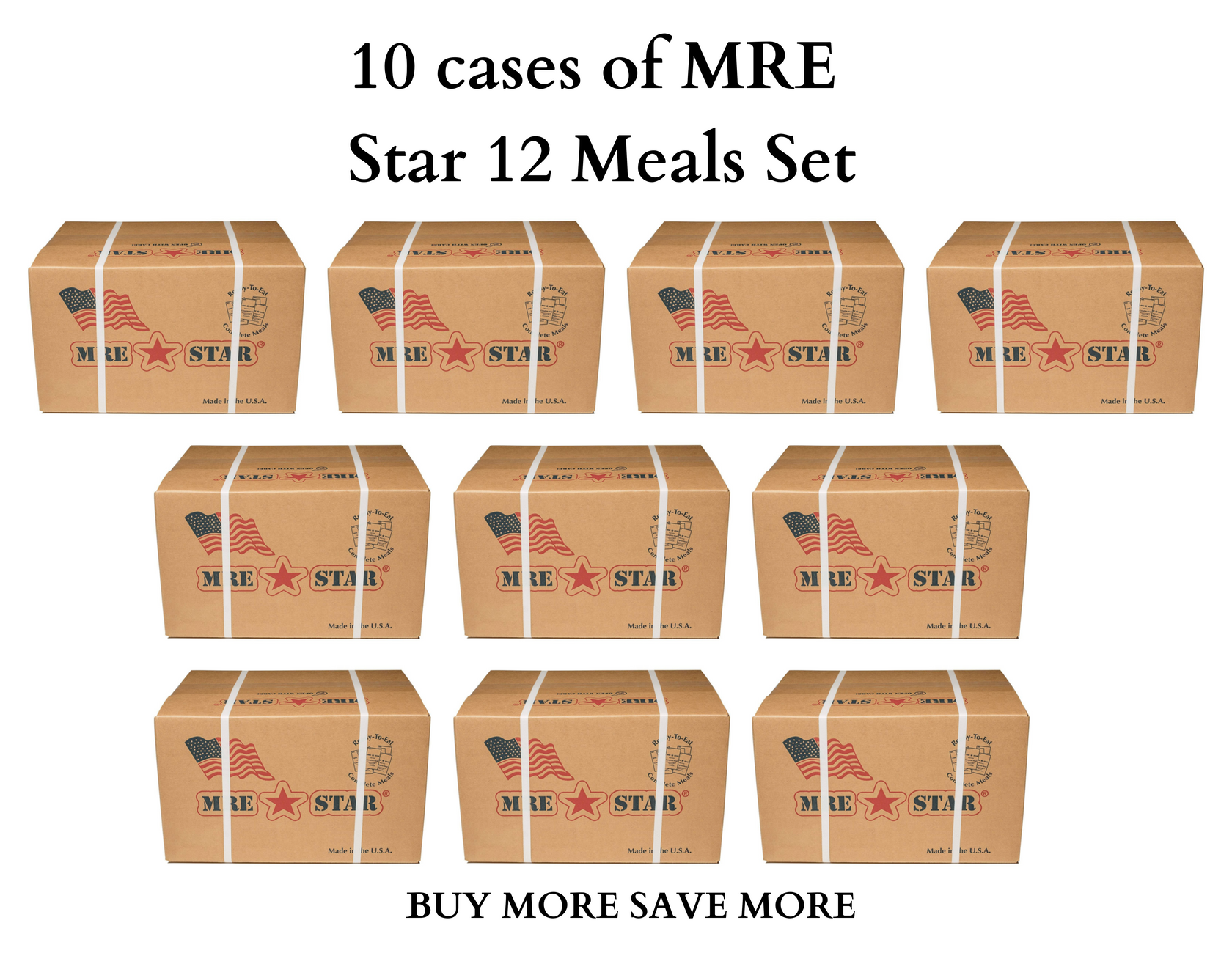MRE STAR Meals with Heater (12 MRE Meals) - MRE for sale – Safecastle