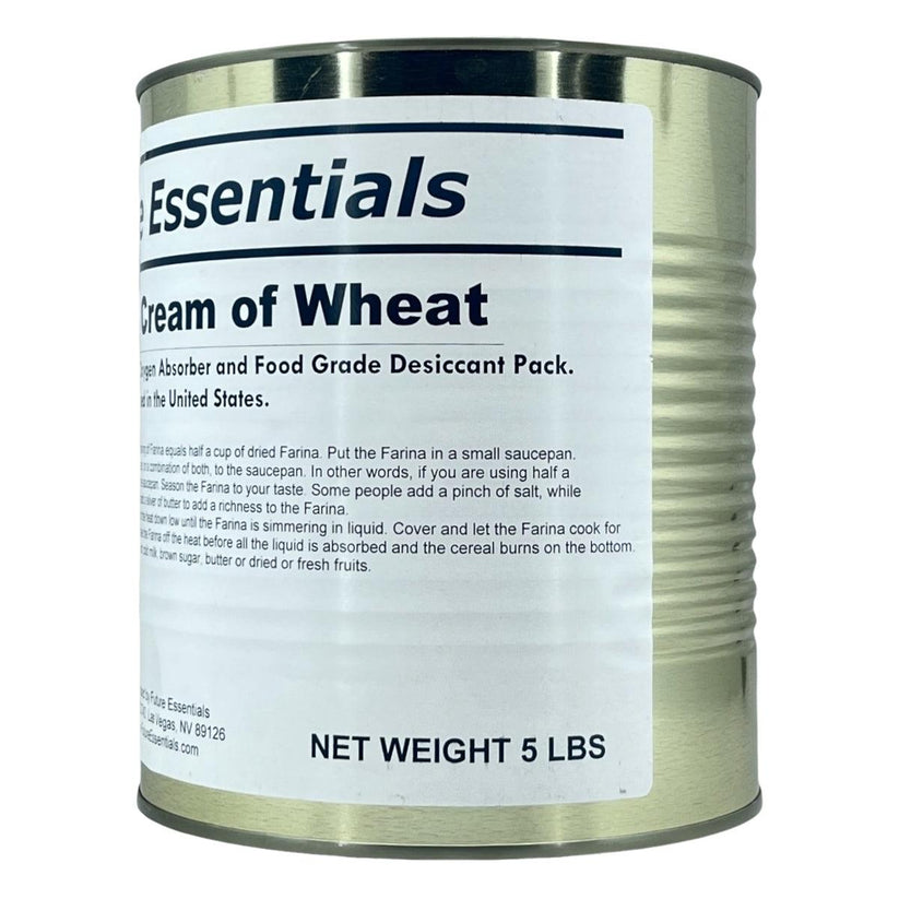 Future Essentials Farina Creamy Wheat Breakfast Cereal #10 Can ( Case ...