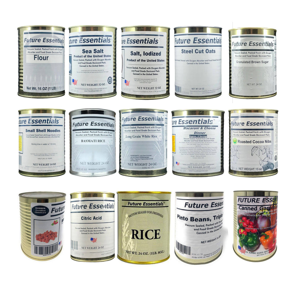 Future Essentials Emergency Food: 10+ Year Shelf Life Supplies – Safecastle
