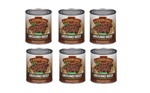 Keystone Meats all Natural Ground Beef 28 oz Can – Safecastle