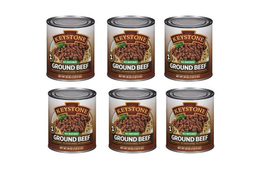 Keystone Meats all Natural Ground Beef 28 oz Can – Safecastle